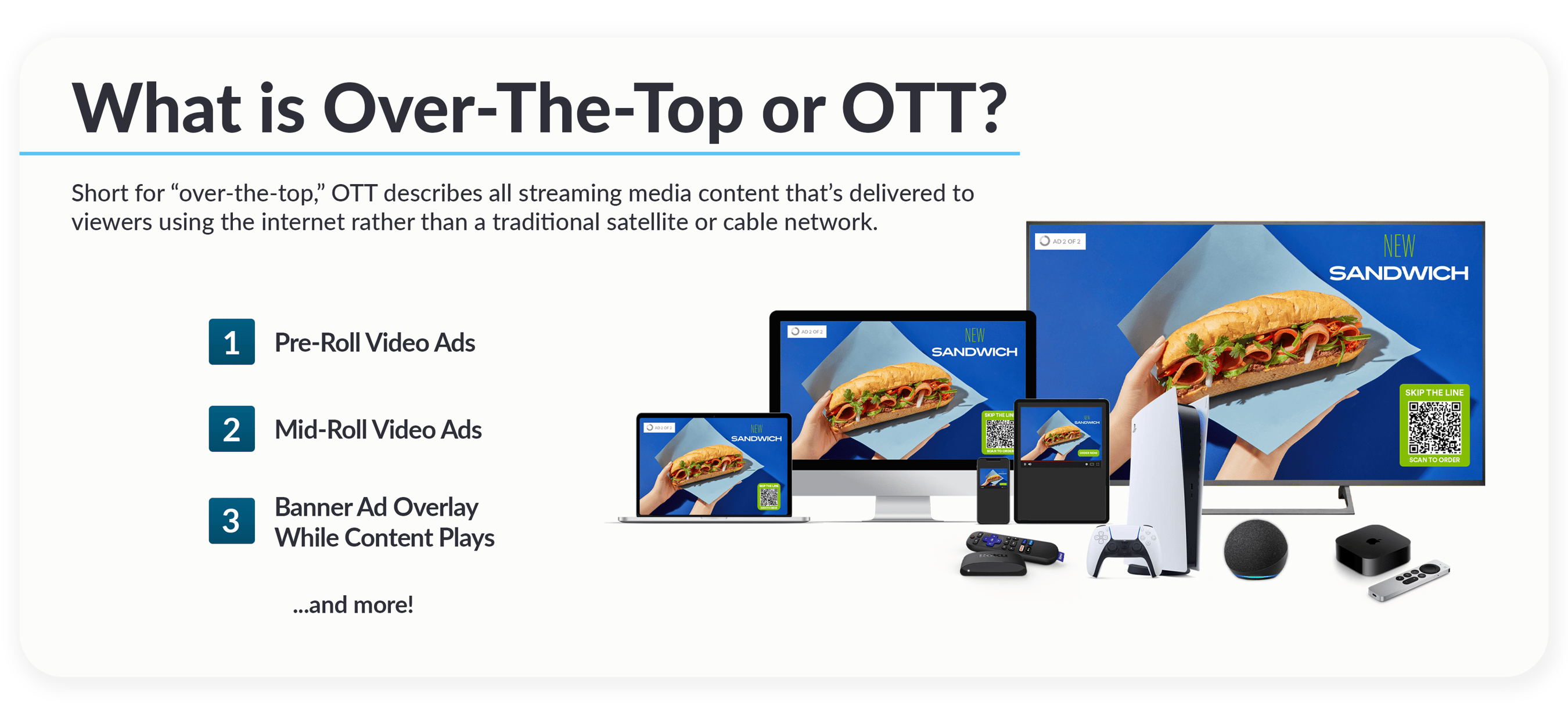 OTT vs. CTV Advertising: What’s the Difference & Examples